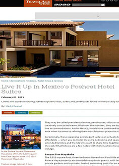Live It Up in Mexico's Poshest Hotel Suites - Mexico Boutique Hotels